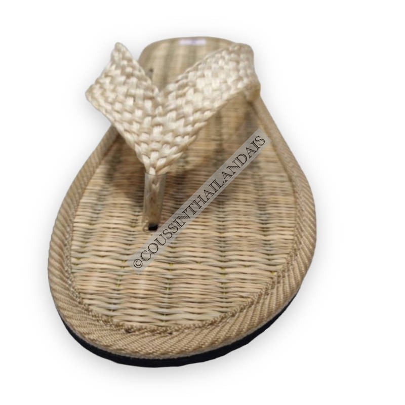 Flip-flop rice straw woman