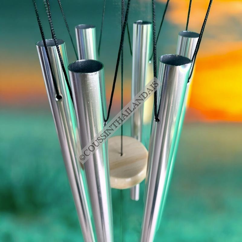 Outdoor Wind Chime - Sound Harmony - Silver Color
